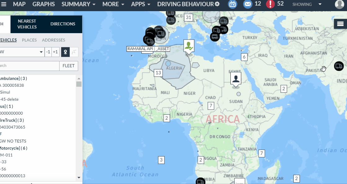 Grouping options for the Vehicle list – Help Center