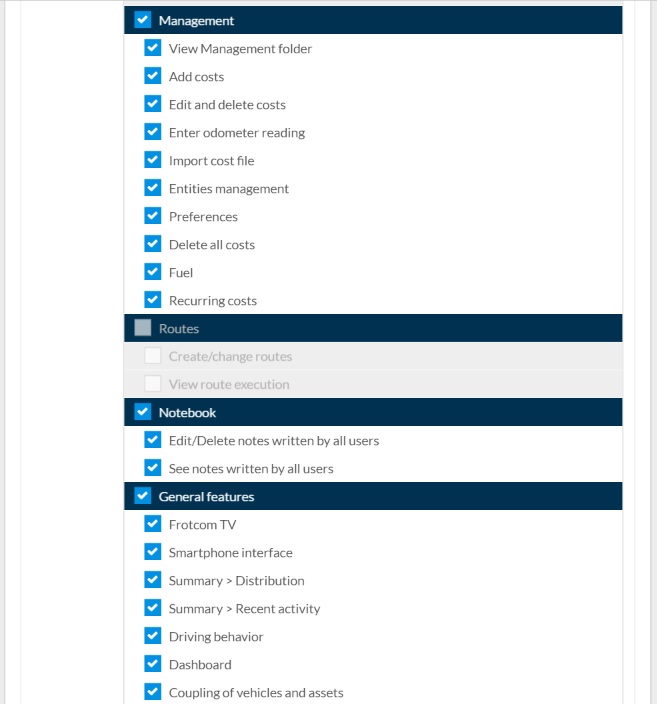 Administration > Users > Access control – Help Center